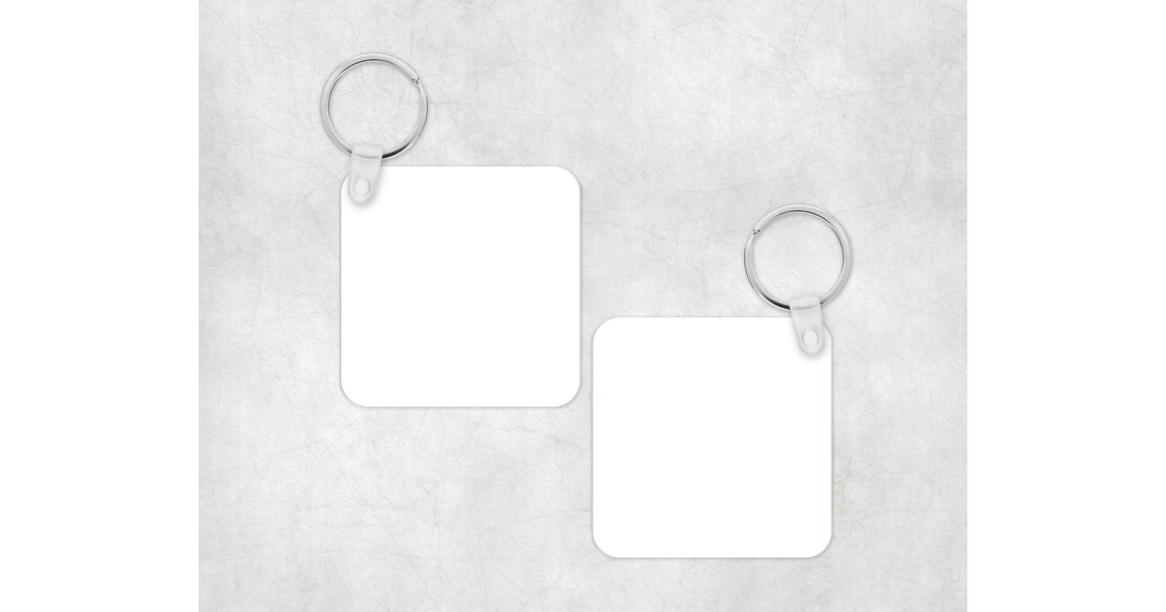 Personalised Keyrings: Design Your Own Square Keyring